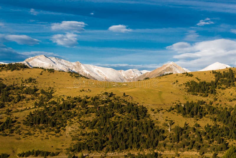 Set of Textures in the Mountain with Snow, Sky and Grass Stock Image ...