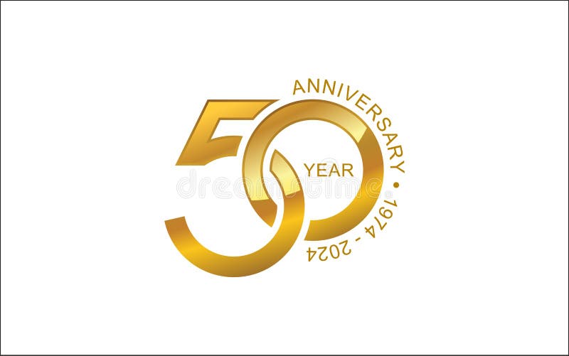 Set of 50th Anniversary Logo Design, Fifty Years Celebrating ...