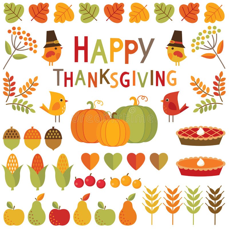 Thanksgiving Line Art Pumkins Seamless Pattern Stock Vector ...