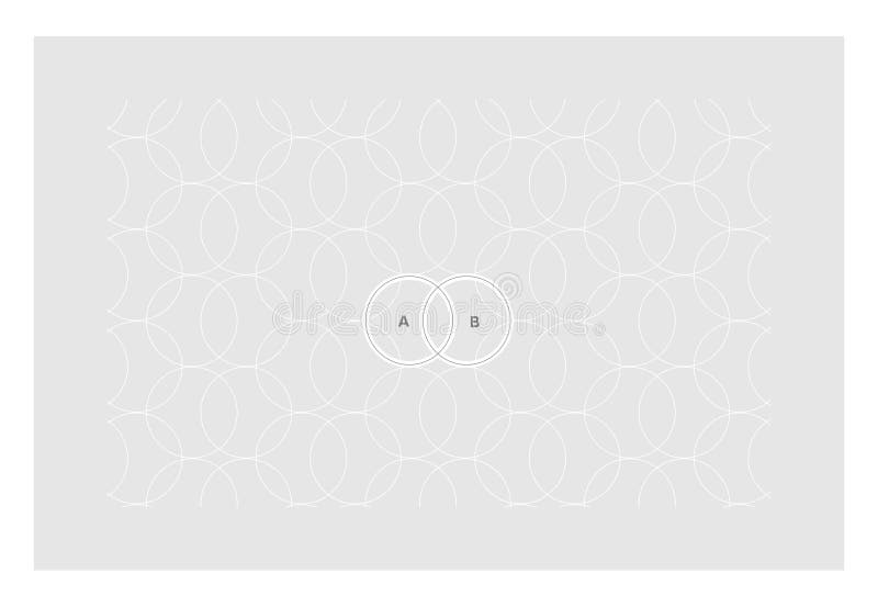 Set theory pattern stock illustration. Illustration of center - 292005321