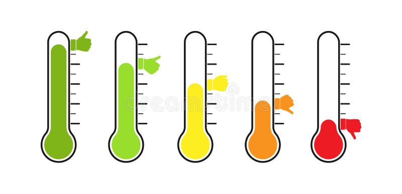 Mood Thermometer Stock Illustrations – 251 Mood Thermometer Stock ...