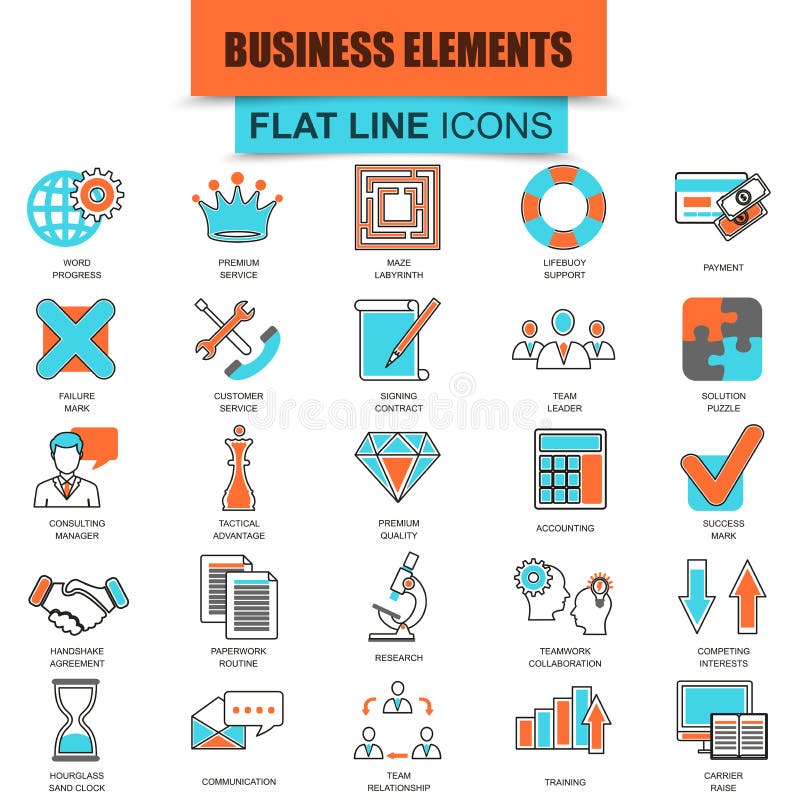 Set of Thin Line Icons Doing Business Using Marketing Technology Ideas ...