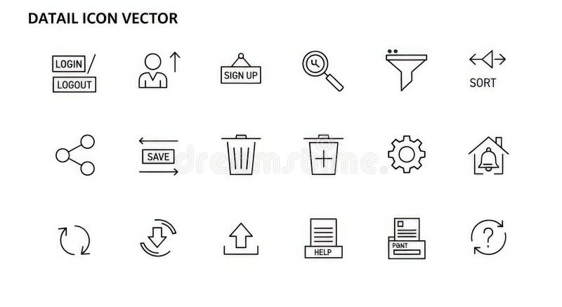 User Interface Actions Stock Illustrations – 788 User Interface Actions ...