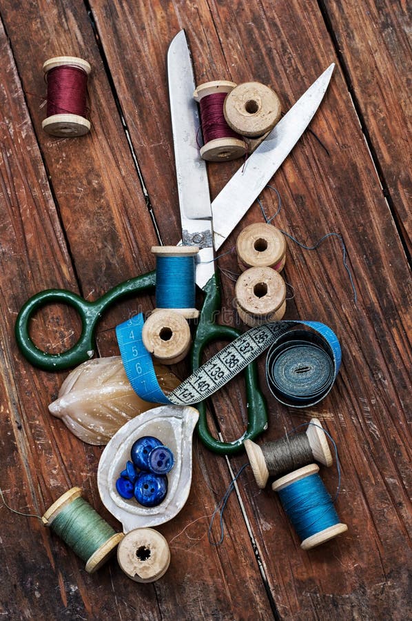 Set of threads stock image. Image of wood, cutting, matte - 44438235
