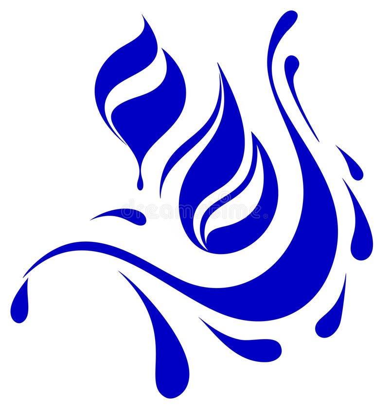 A Set of Three Abstract Templates for Water or Liquid Themed Designs ...