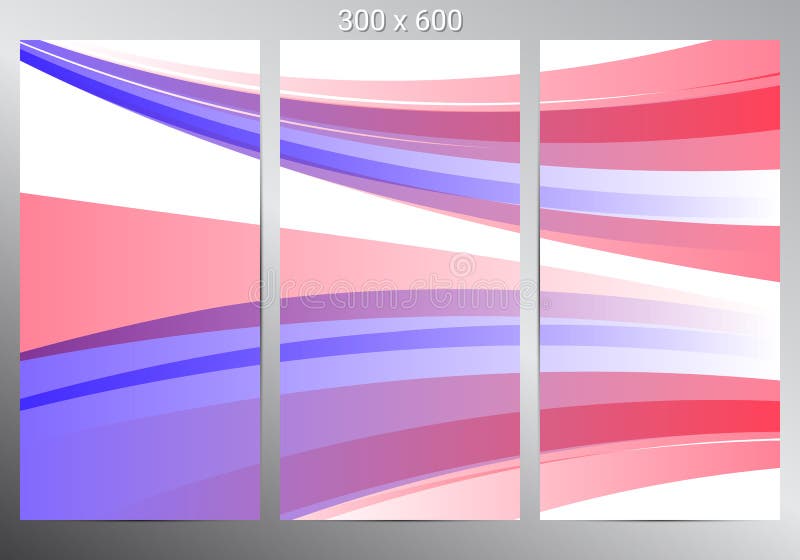 Set of Three Banners. Vector Illustration Stock Vector - Illustration ...