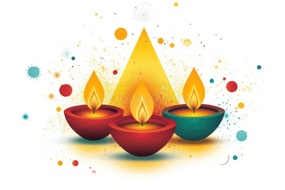 A Set of Three Candles Stacked on Top of Each Other, Creating a Unique ...