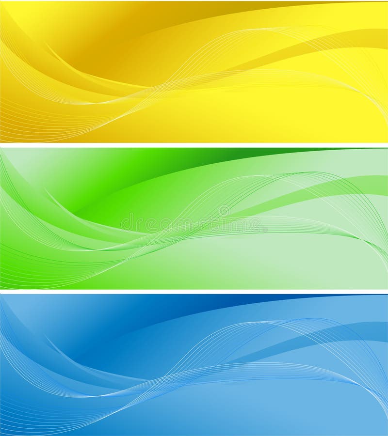 Set of Three Colorful Banners Stock Vector - Illustration of design ...