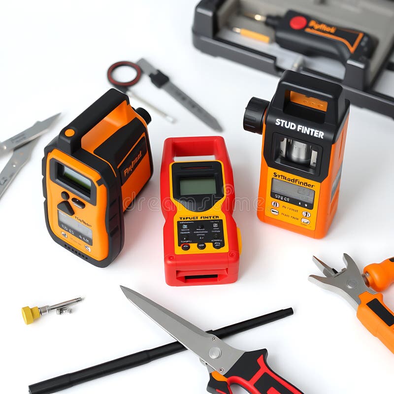 A Set of Three Different Stud Finders Ranging from Digital To ...