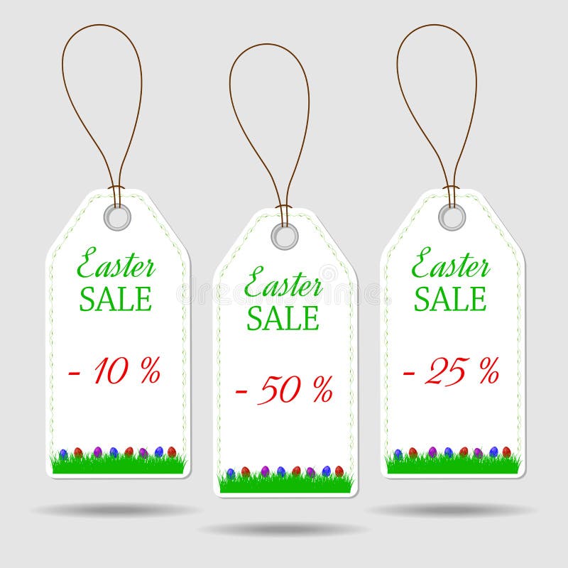 Easter price tags stock vector. Illustration of decoration - 18785295