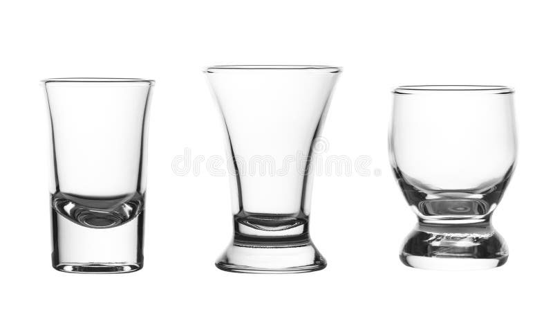 Empty shots in bar stock image. Image of shots, glass - 3330177