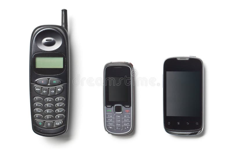 Old Mobile phones stock image. Image of object, phones - 28587503