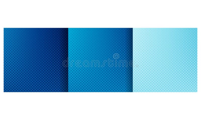 Set of Three Halftone Design Taxture Background Stock Vector ...