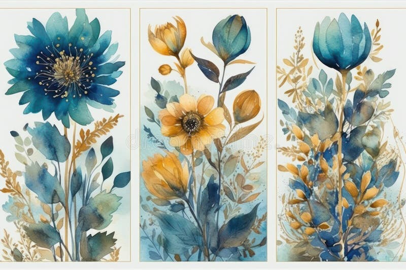 A Set of Three Images for Creative Projects . Stock Illustration ...