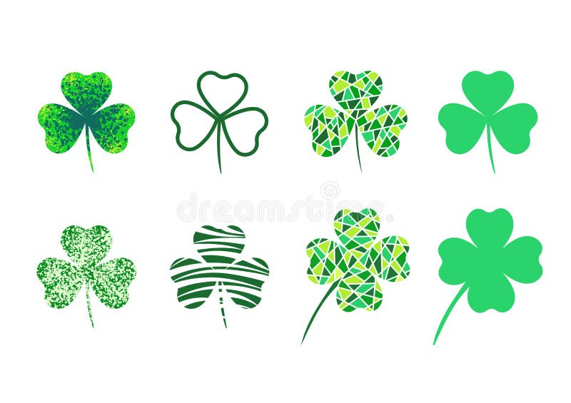 Three Leaf Clover Symbol Stock Illustrations – 10,718 Three Leaf Clover ...