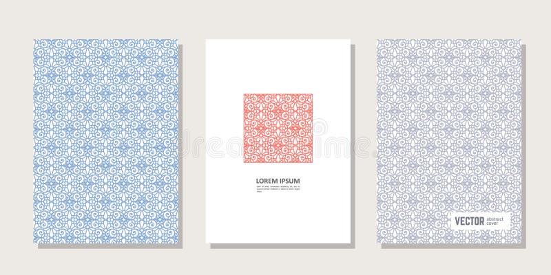 A Set of Three Neutral Posters with an Seamless Texture in a Strict ...