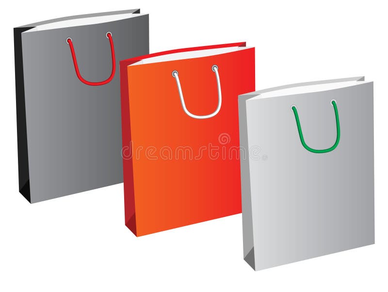 A set of three paper stock vector. Illustration of holiday - 14152429