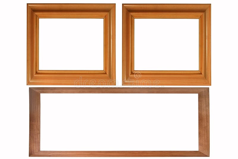 Wooden frames stock image. Image of artistic, clipping - 14833013
