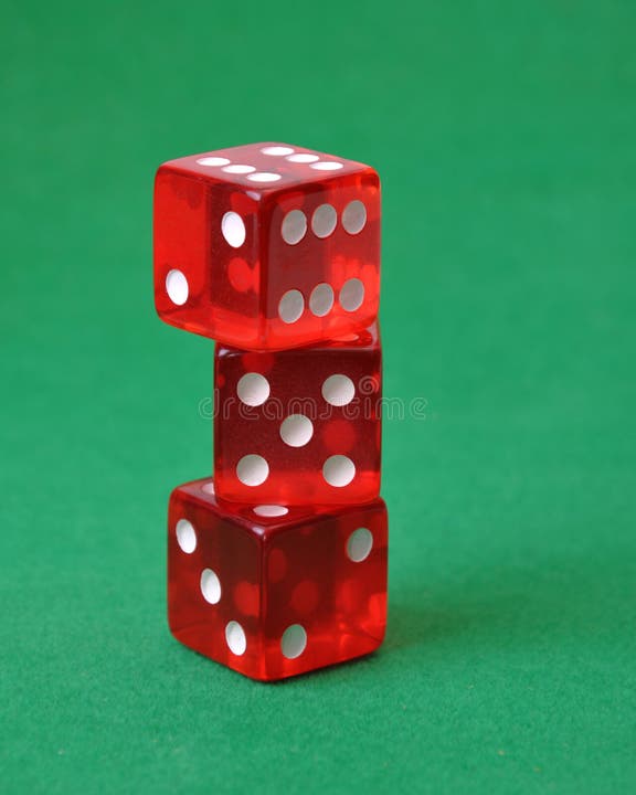 Set of three red dice stock photo. Image of dice, gambling - 13766358