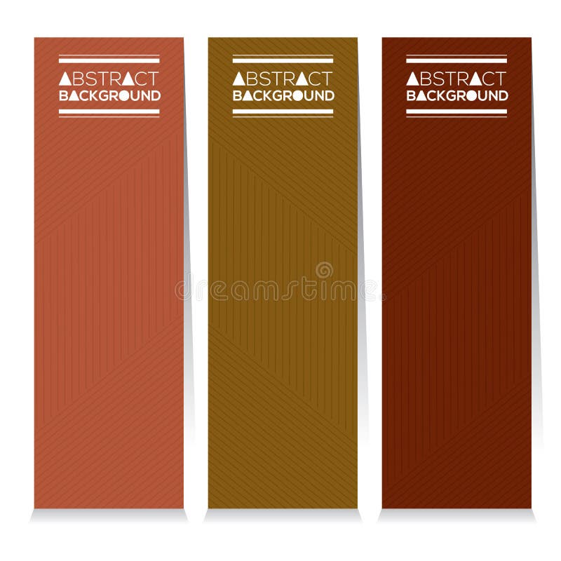 Set of Three Simple and Clean Graphic Pattern Vertical Banners Stock ...