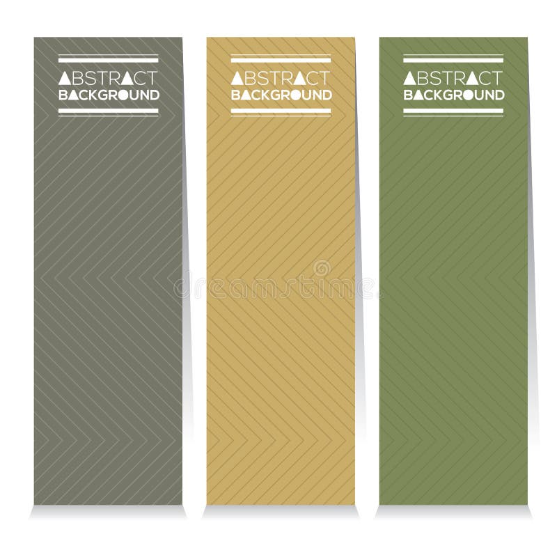 Set of Three Simple and Clean Graphic Pattern Vertical Banners Stock ...