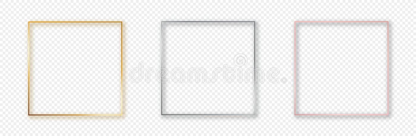 Rose Gold Square Frames Stock Illustrations – 376 Rose Gold Square ...