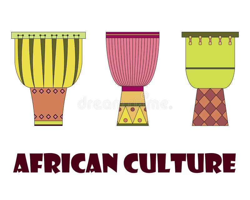 African Drums Stock Illustrations – 1,777 African Drums Stock ...