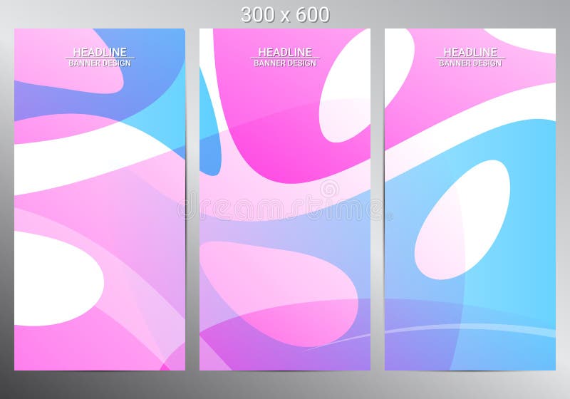 Set of Three Banners. Vector Illustration Stock Vector - Illustration ...