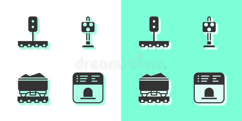 Set Ticket Office To Buy Tickets, Train Traffic Light, Coal Train Wagon ...