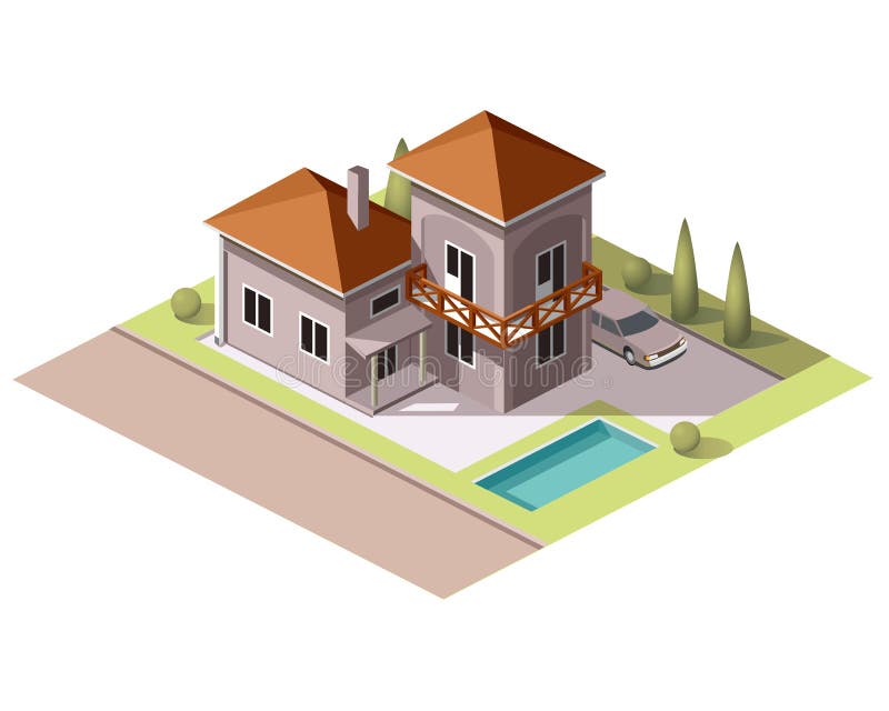 Set tiles buildings stock vector. Illustration of house - 59477940