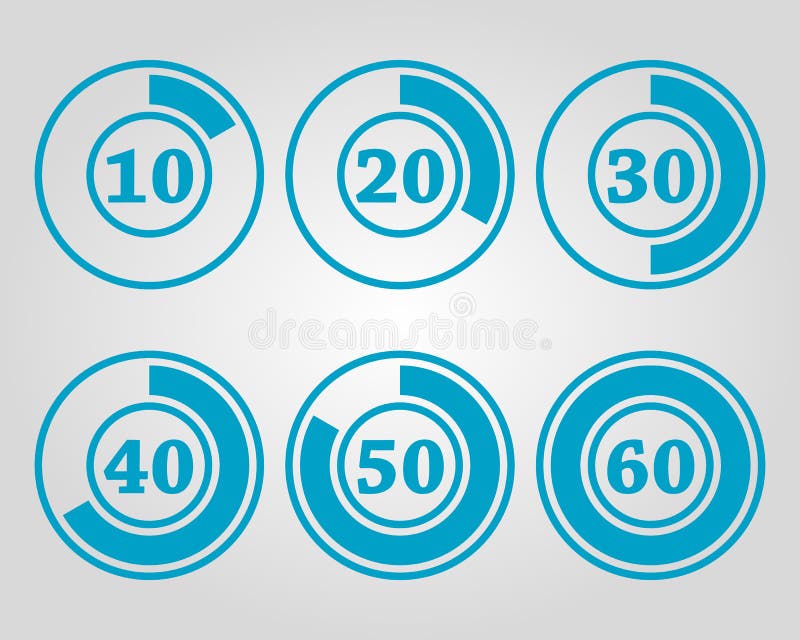 Set timers stock vector. Illustration of timers, design - 63165367