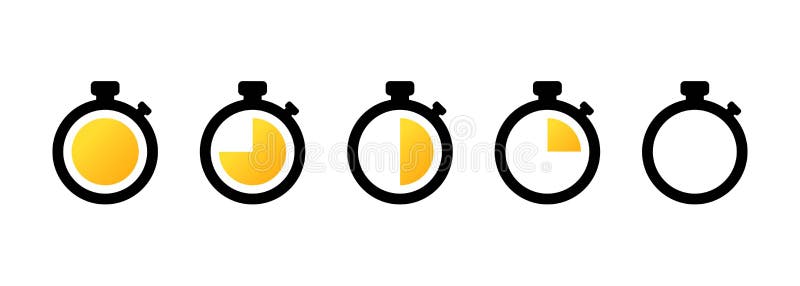 Set of Timers , Clock, Stopwatch Icons. Countdown Timer Icon. Digital ...