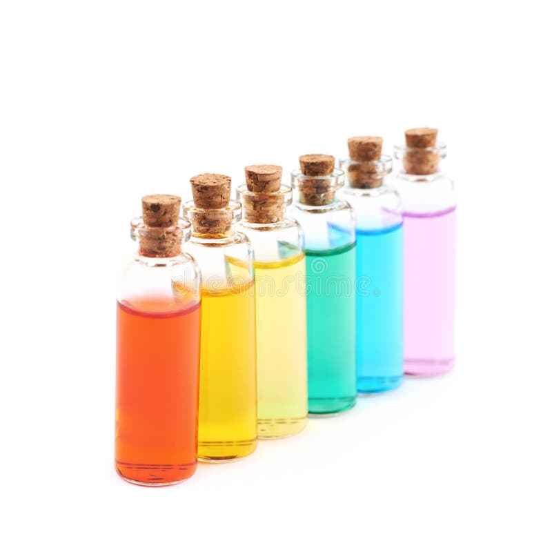 Set of tiny vial bottles stock image. Image of empty - 85991037
