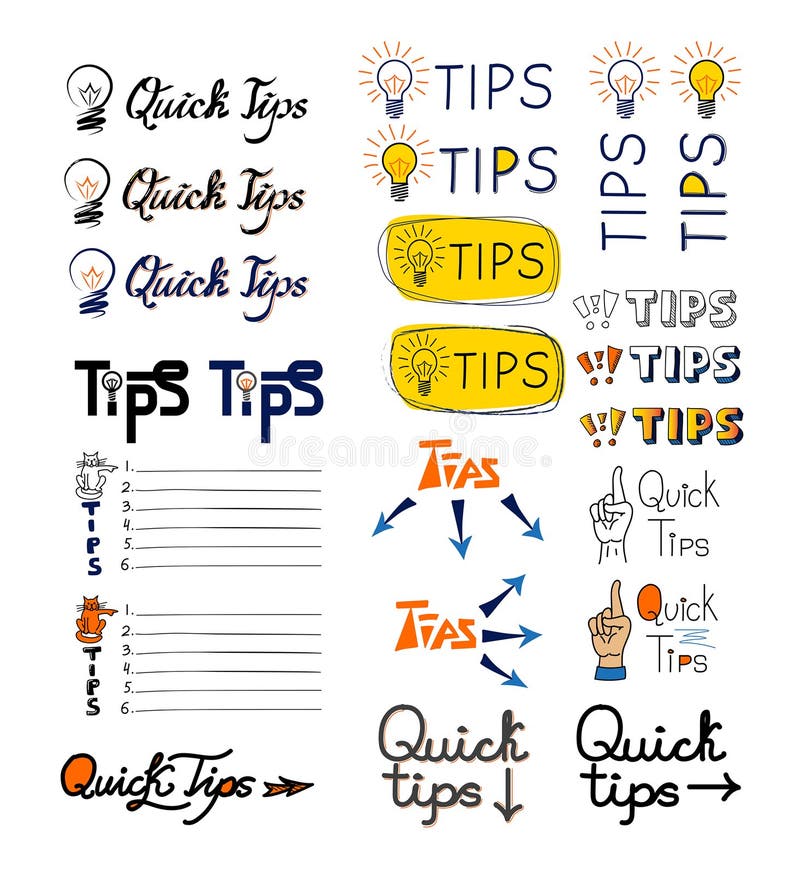 Logo Tip Light Bulb Stock Illustrations – 581 Logo Tip Light Bulb Stock ...