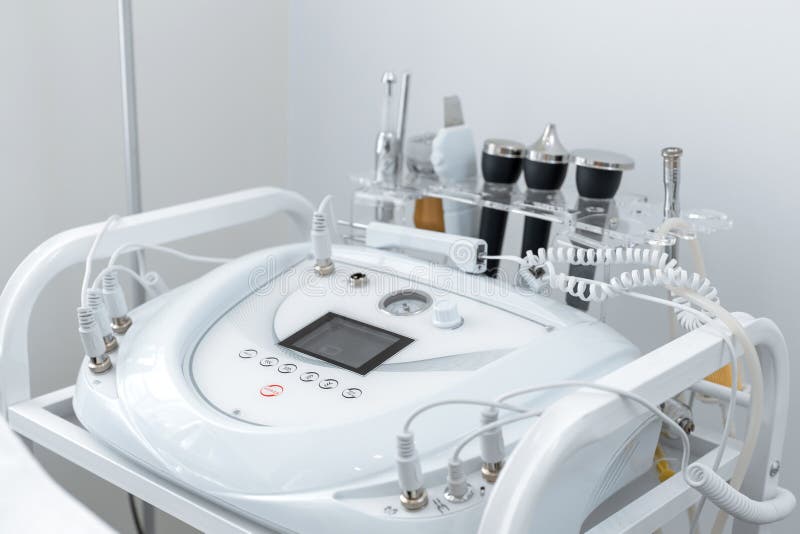 A Set of Tips for a Cosmetological Combine for Skin Care Stock Photo ...