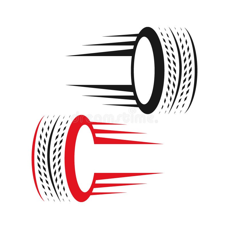 Set of Tire Icon Vector Illustration. Tire Shop Logo Design Inspiration ...