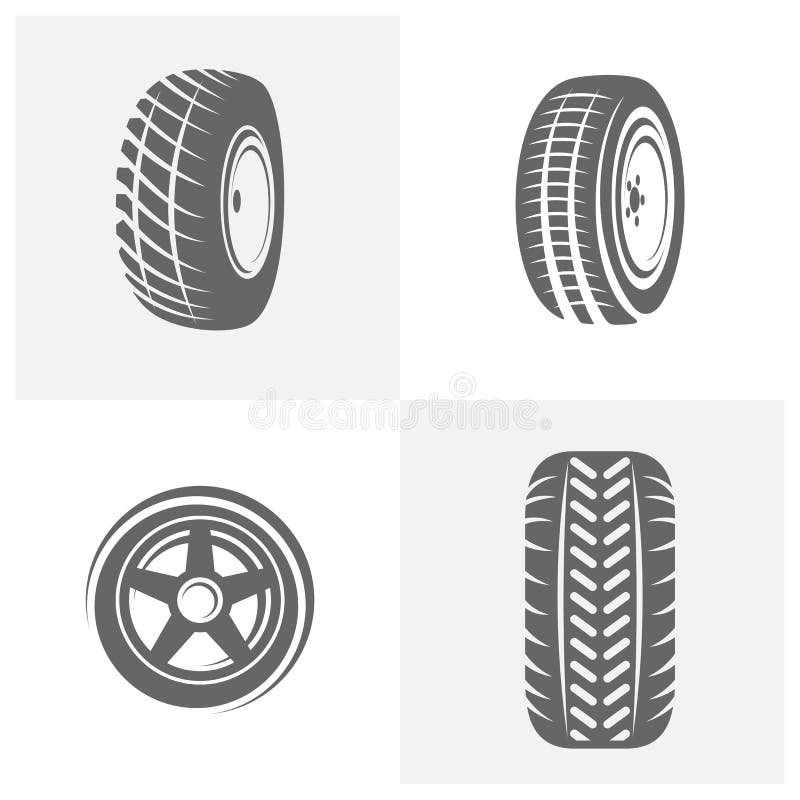 Fast Tire Logo Vector Icon Illustration Design Template Stock Vector ...