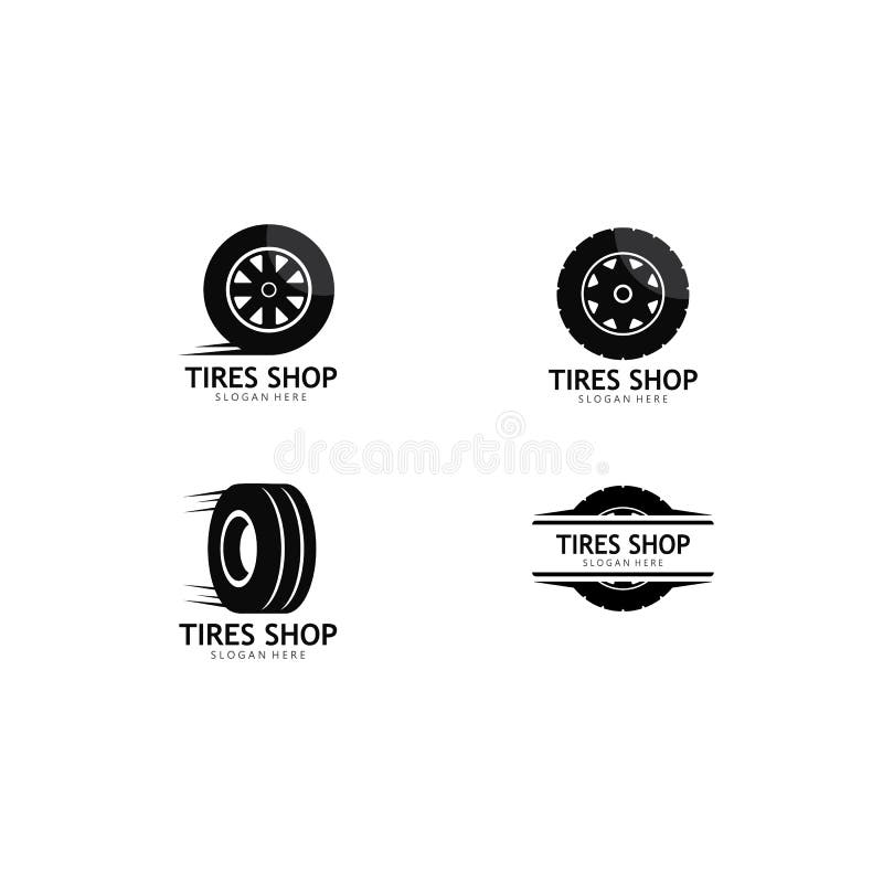 Set of Tires Logo Vector Icon Illustration Template Stock Vector ... Set of Tires Logo Vector Icon Illustration Template Stock Vector ...