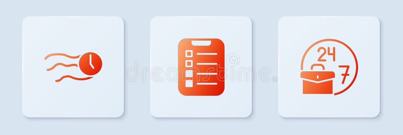 Set To Do List or Planning, Time Flies on the Clock and always Busy ...