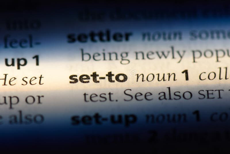 Set to stock photo. Image of english, idea, word, page - 126618440