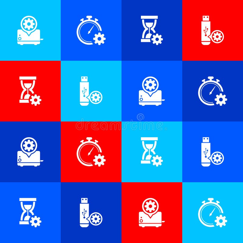 Set Toaster Setting, Time Management, Hourglass and USB Flash Drive ...