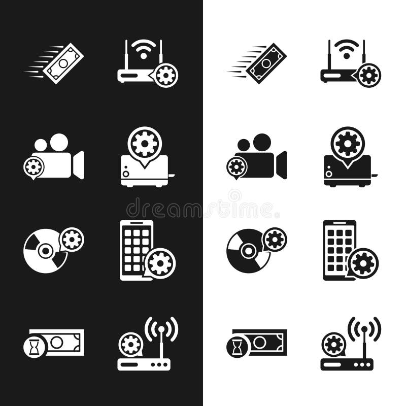 Set Toaster Setting, Video Camera, Fast Payments, Router and Wi-fi, CD ...