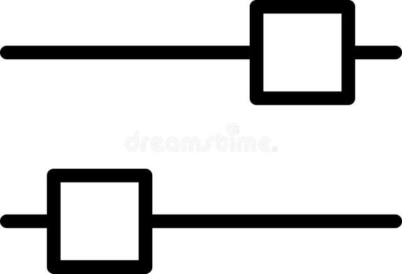 Set of Toggle Icons. Toggle Switch Line Icon. Switch on and Off Slider ...