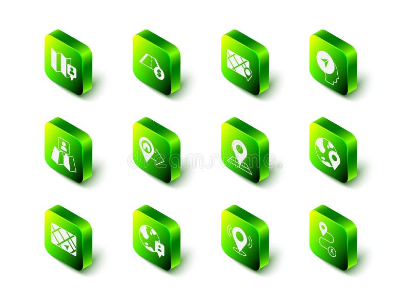 Set Toll Road Traffic, Gps Device with Map, Map Marker Human, Location ...