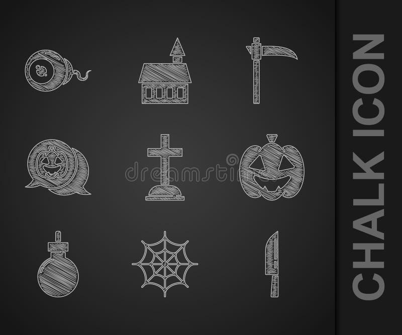 Set Tombstone with Cross, Spider Web, Knife, Pumpkin, Bomb Ready ... Set Tombstone with Cross, Spider Web, Knife, Pumpkin, Bomb Ready ...