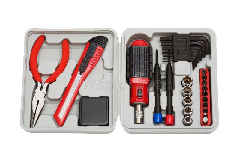 Tool kit stock image. Image of plastic, tool, scale, plumber - 17494965