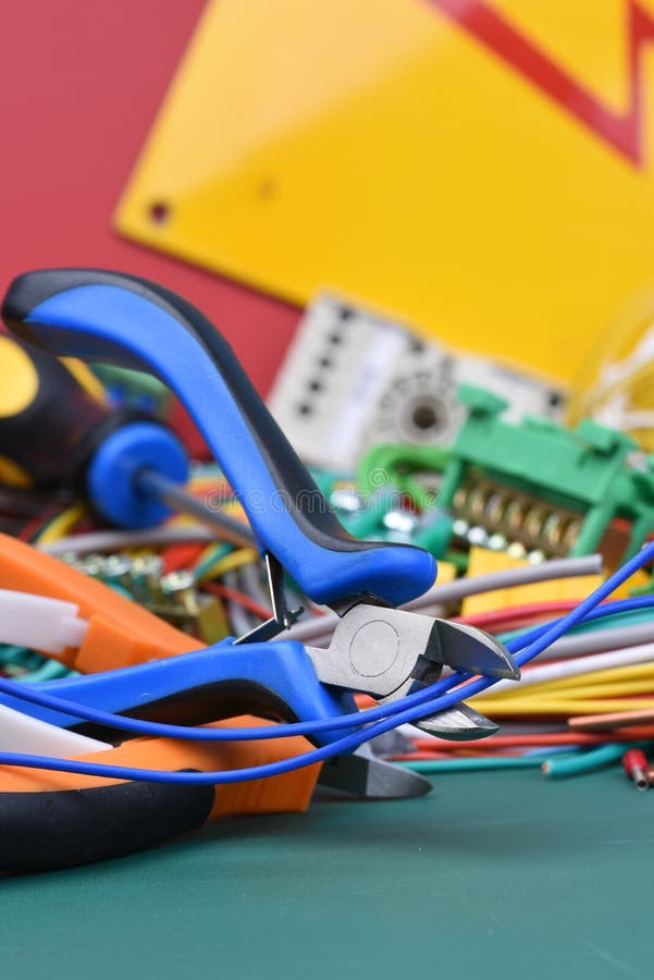 Tool Used in Electrical Installations Stock Image - Image of ...