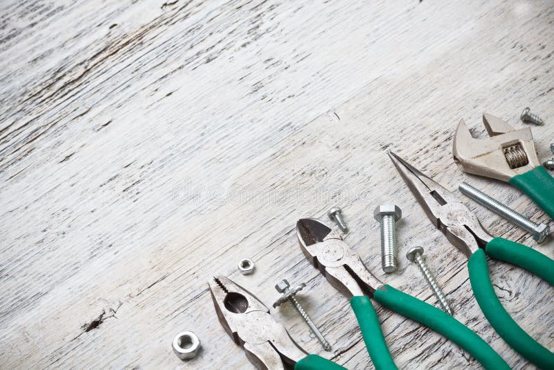 Set of tools stock photo. Image of steel, shiny, carpentry - 26841074