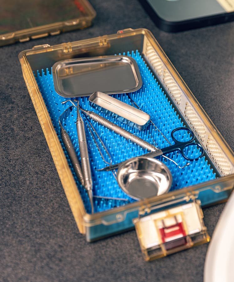 Set of Tools for Dental Treatment Stock Image - Image of treatment ...