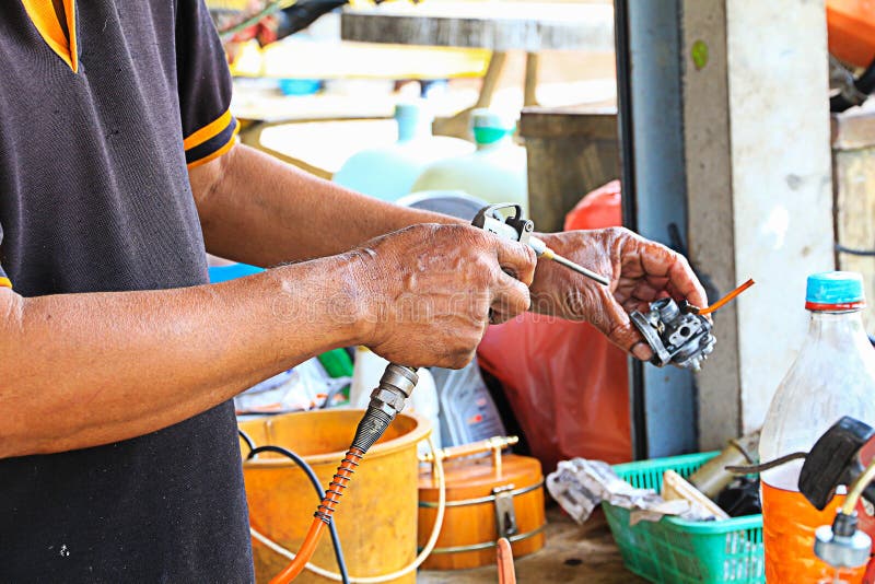 Set of Tools and Maintenance for Fixed Stock Image - Image of drill ...